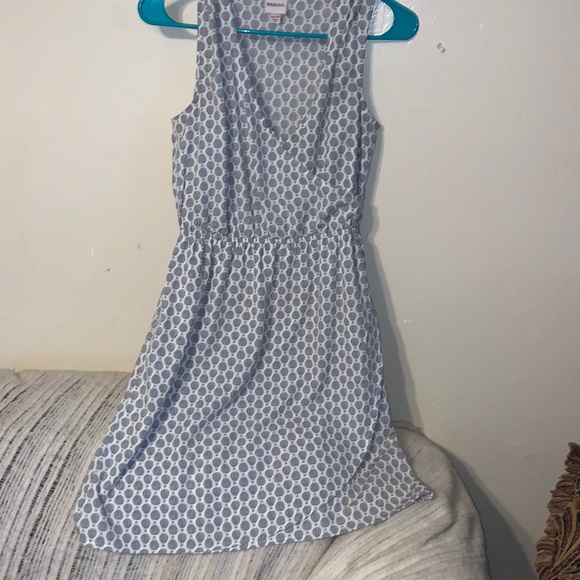 Merona | Dresses | Merona Hot Air Balloon Grey And White Dress | Poshmark